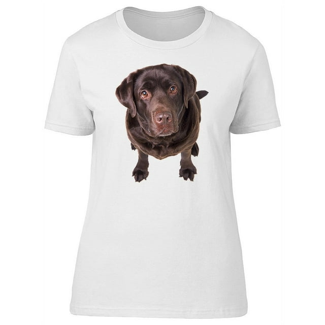 Chocolate Labrador Beautiful Dog T-Shirt Women -Image by Shutterstock ...