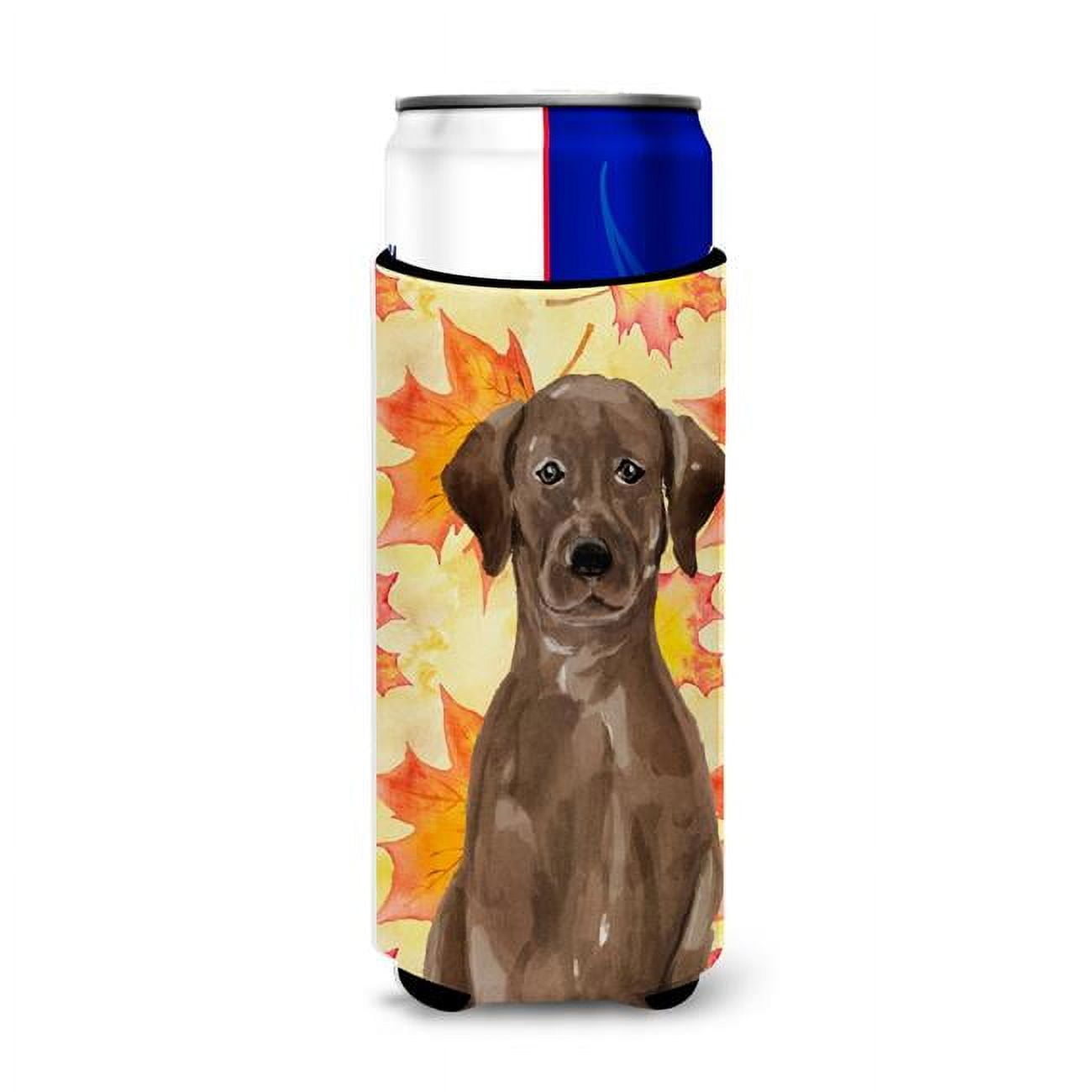 Chocolate Labrador Fall Michelob Ultra Hugger for Slim Cans - Walmart.com