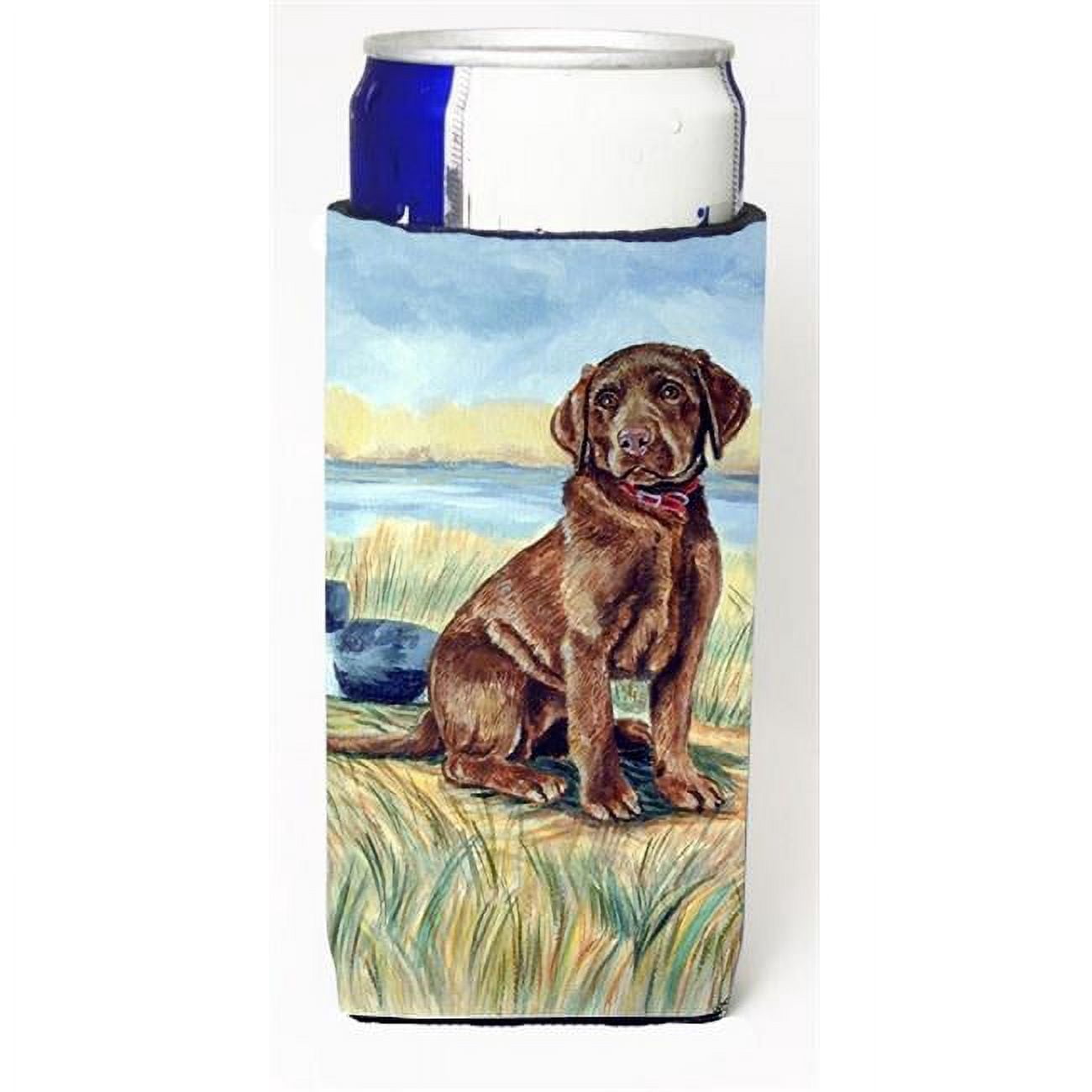 Chocolate Labrador Puppy Michelob Ultra bottle sleeves For Slim Cans ...