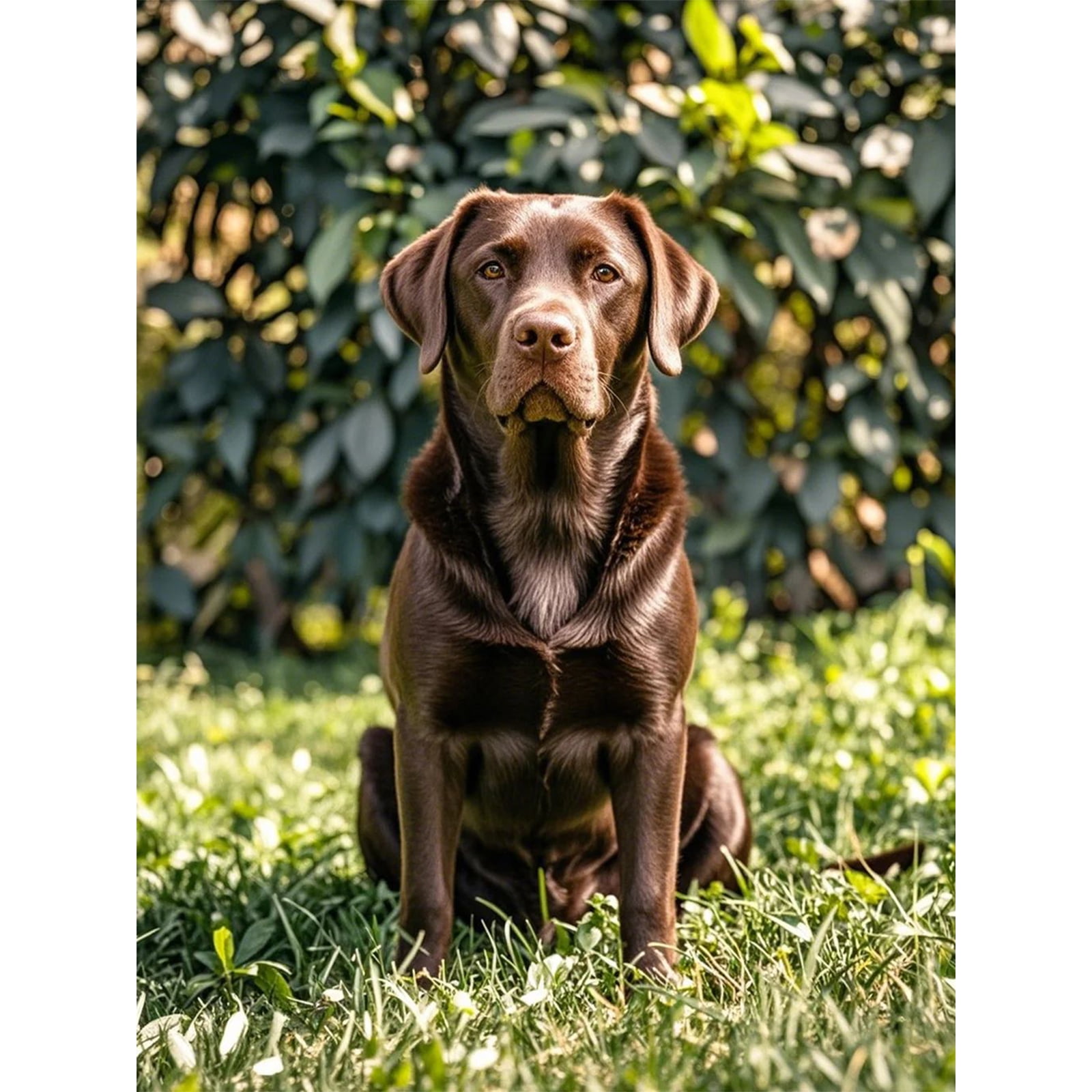 Chocolate Labrador Retriever Diamond Art 5D Diamond Painting DIY Kits ...