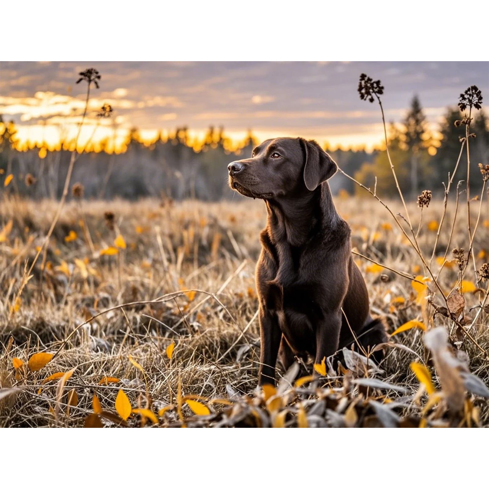 Chocolate Labrador Retriever Diamond Painting DIY Kits 5D Diamond Art ...