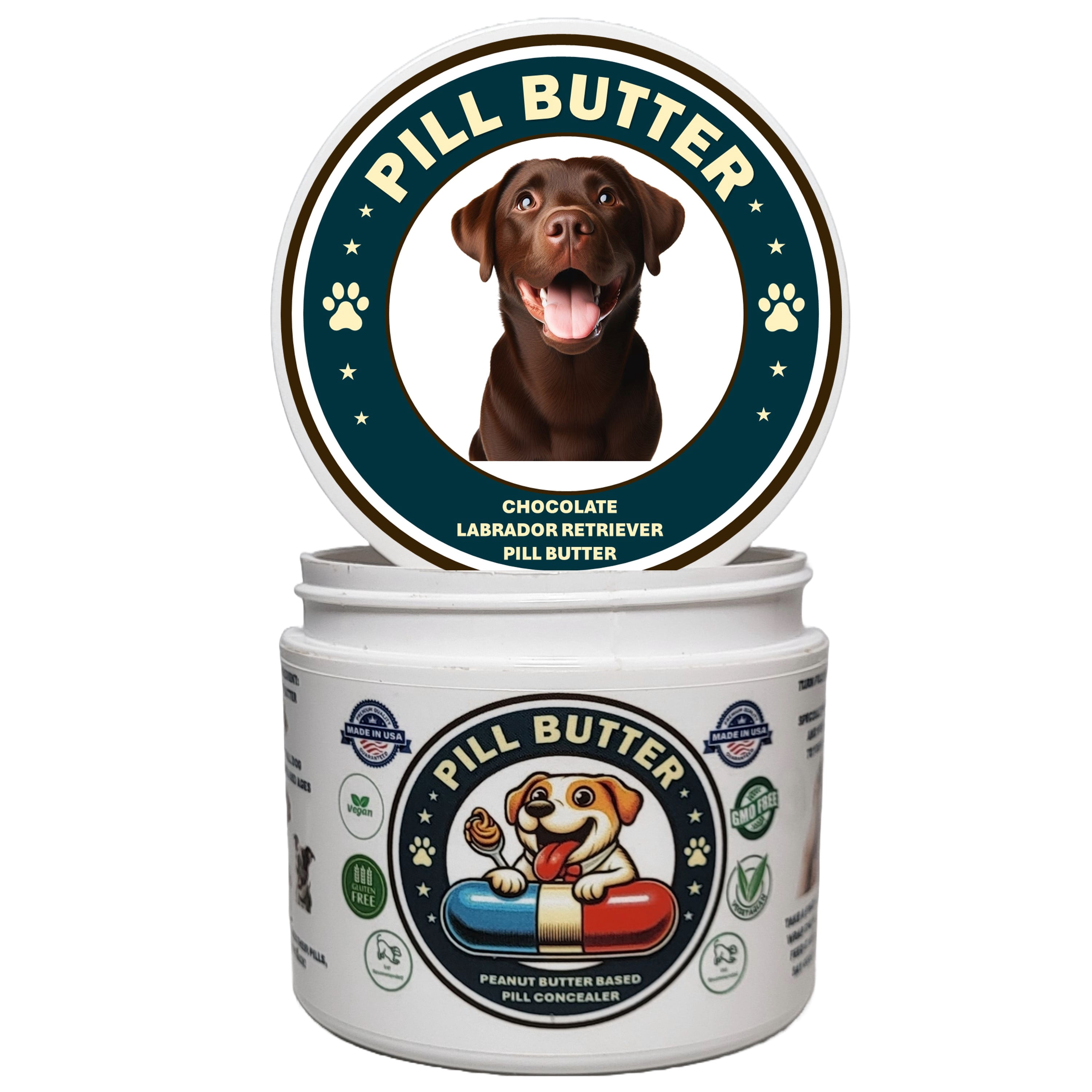 Pill Butter: Chocolate Labrador Retriever Dog Treats to Wrap Pills ...