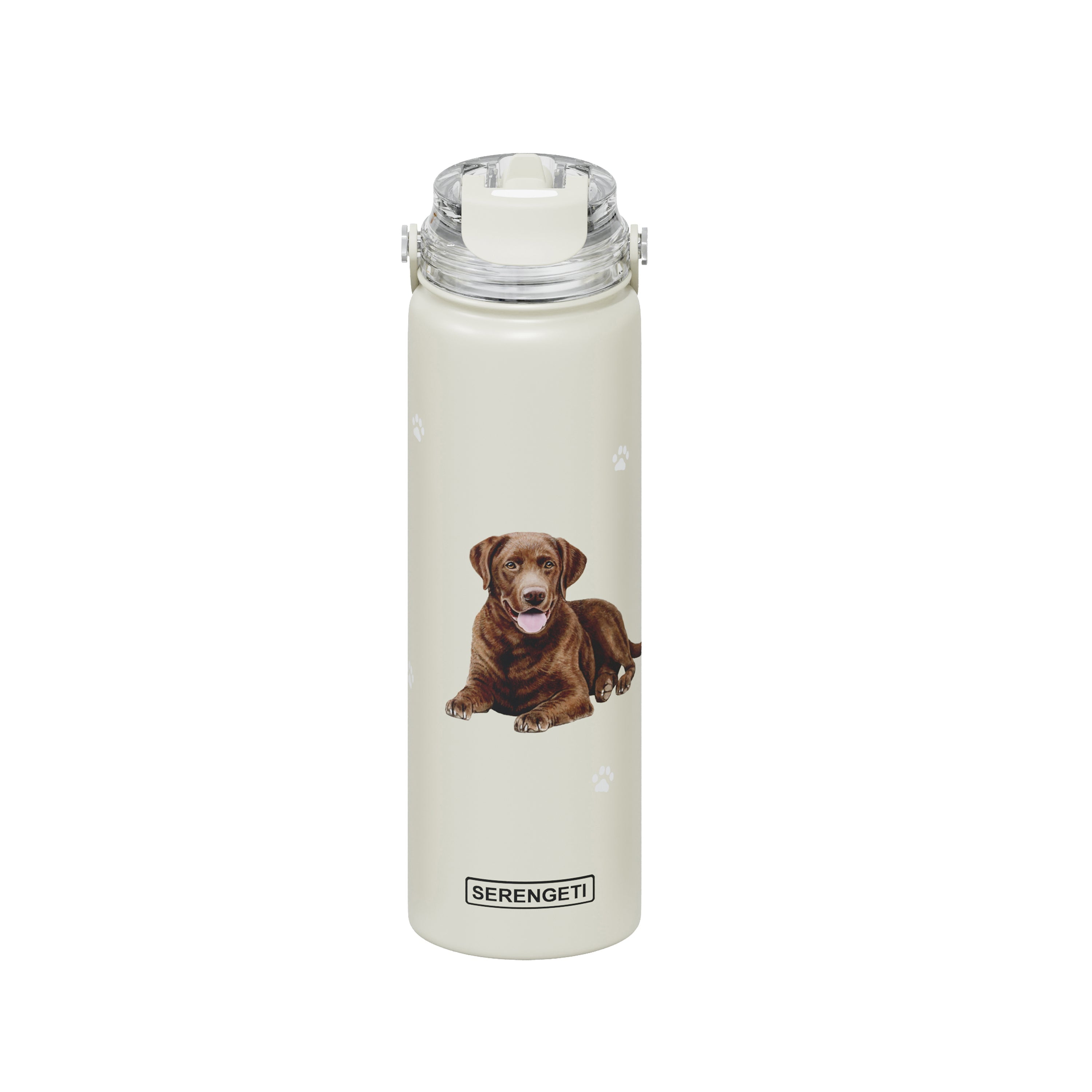 Chocolate Labrador Stainless Steel Water Bottle 24 Oz. SERENGETI ...
