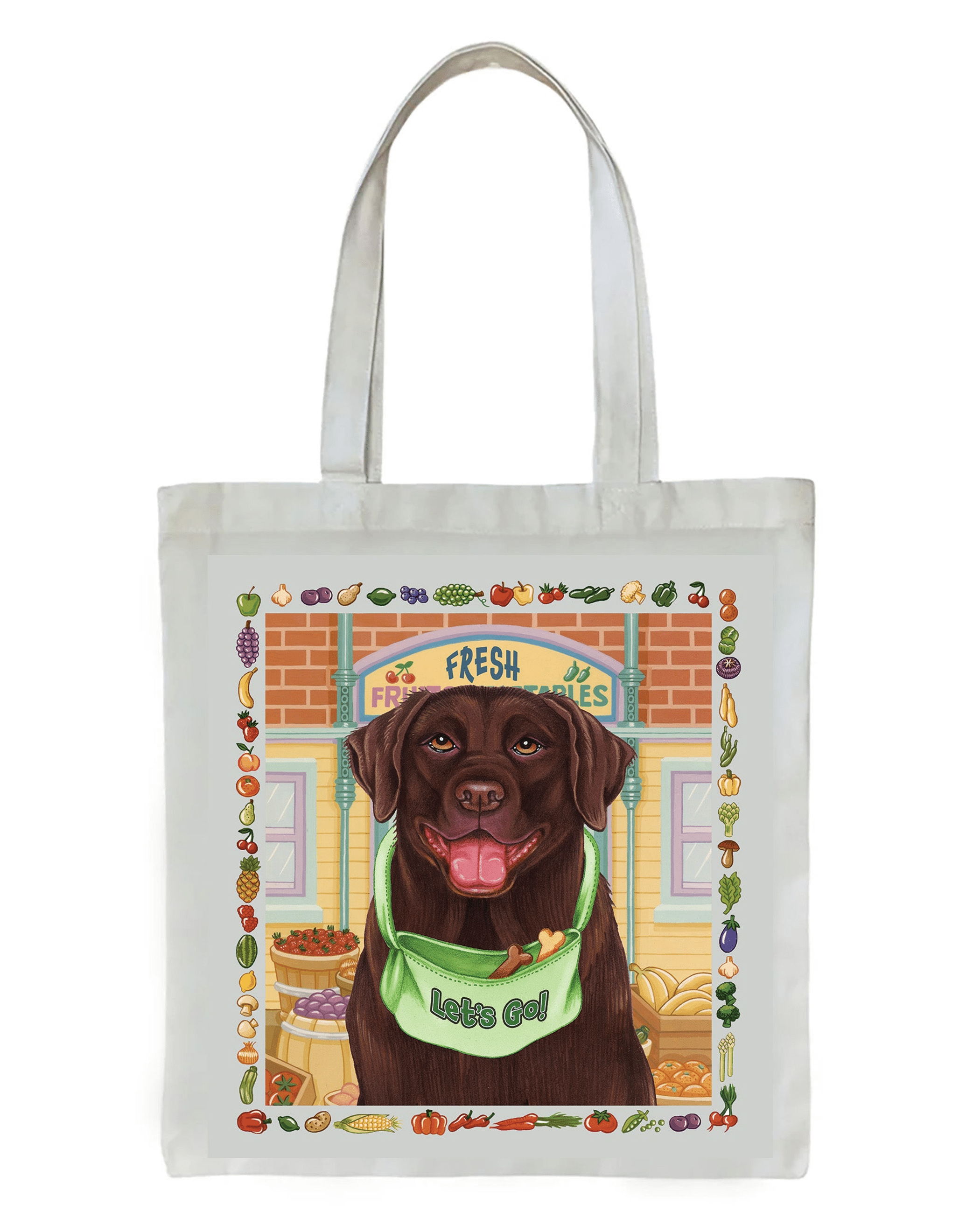 Chocolate Labrador - Tomoyo Pitcher Dog Breed Tote Bags[ ] - Walmart.com