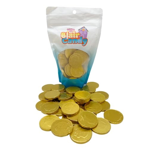 Chocolate Large Half Dollar Coins - 1 Lb (approx 66 Coins) - Packaged ...