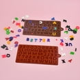 Chocolate Letter Silicone Mold | Alphabet Baking Mold Flexible Non ...