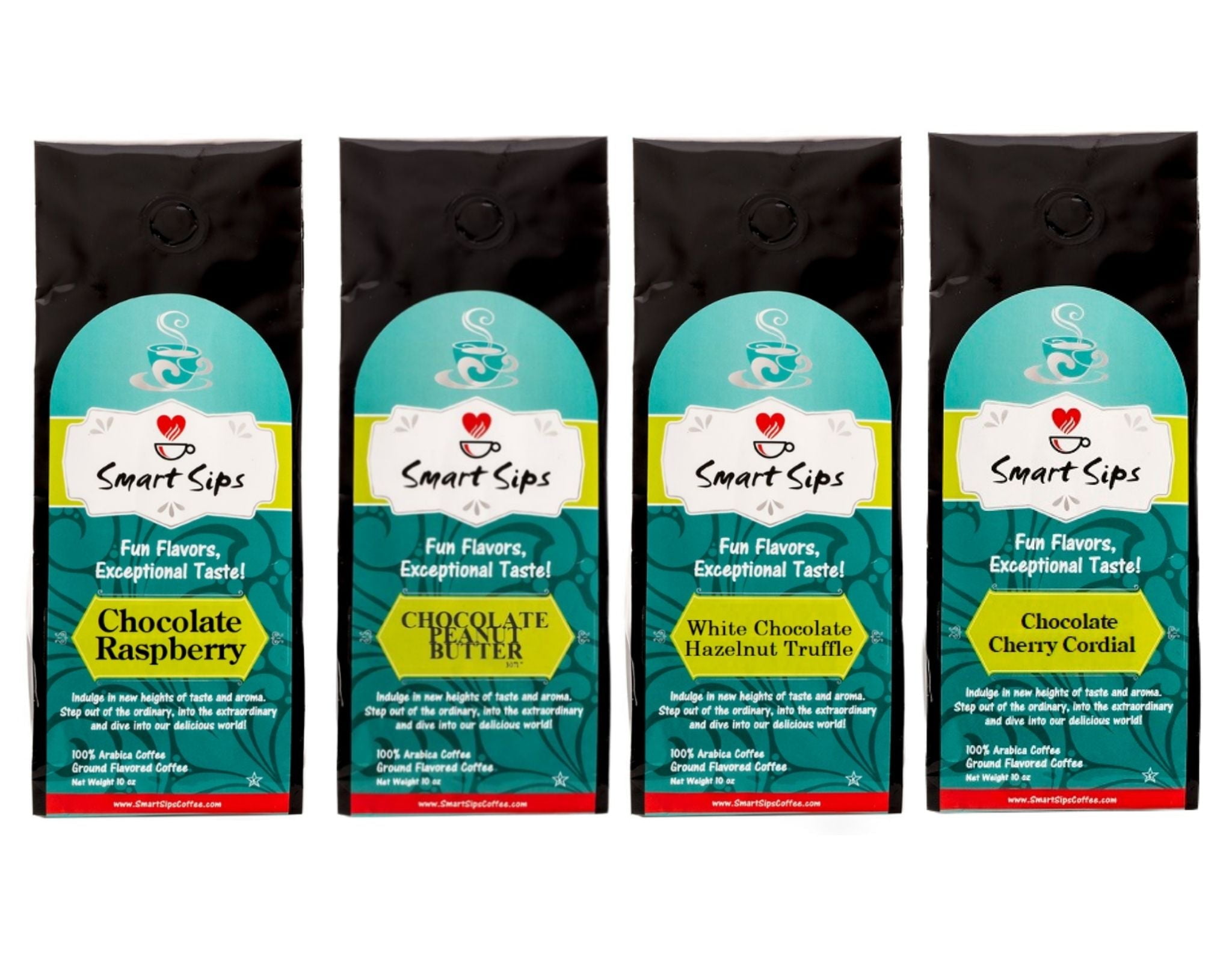 Chocolate Lovers Ground Coffee Variety Pack, 30 Ounces - Chocolate ...