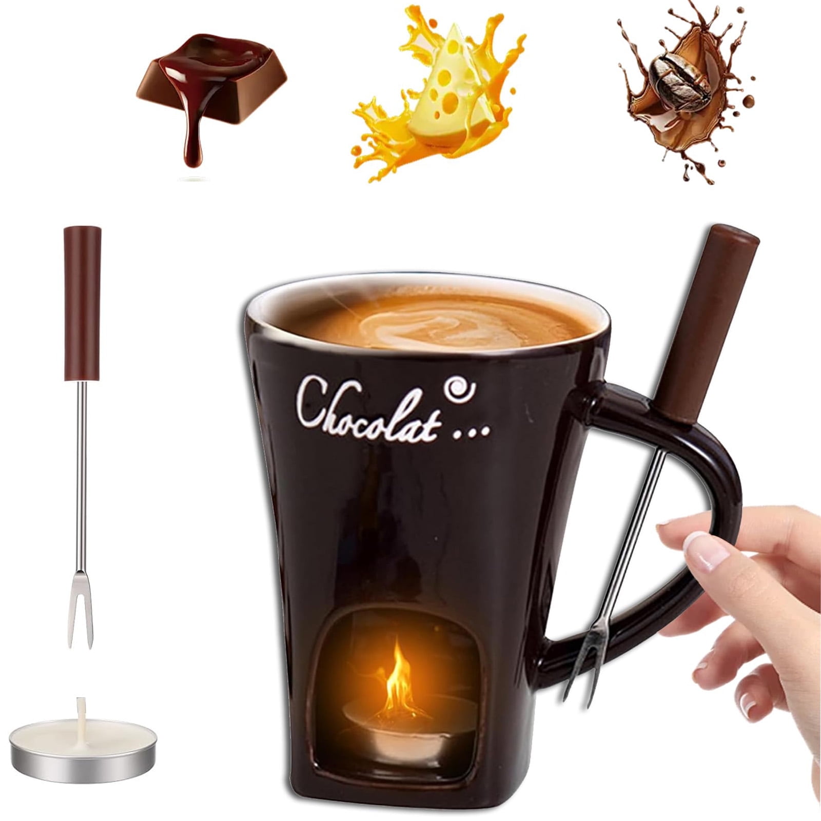 Chocolate Melting Cup – 2026 New Sweet Fondue Cup Kit For Melting ...