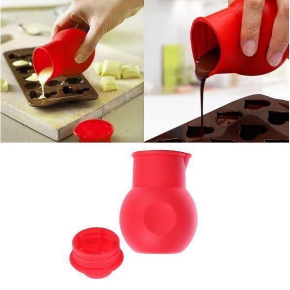 Chocolate Melting - Heat Pour Cool and Store Silicone Storage Pouch ...