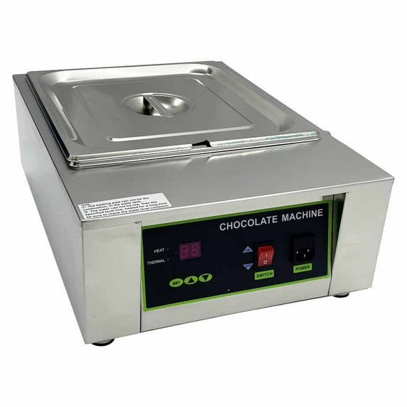 Chocolate Melting Machine Commercial 18.7lb Single Tank Water Bath ...