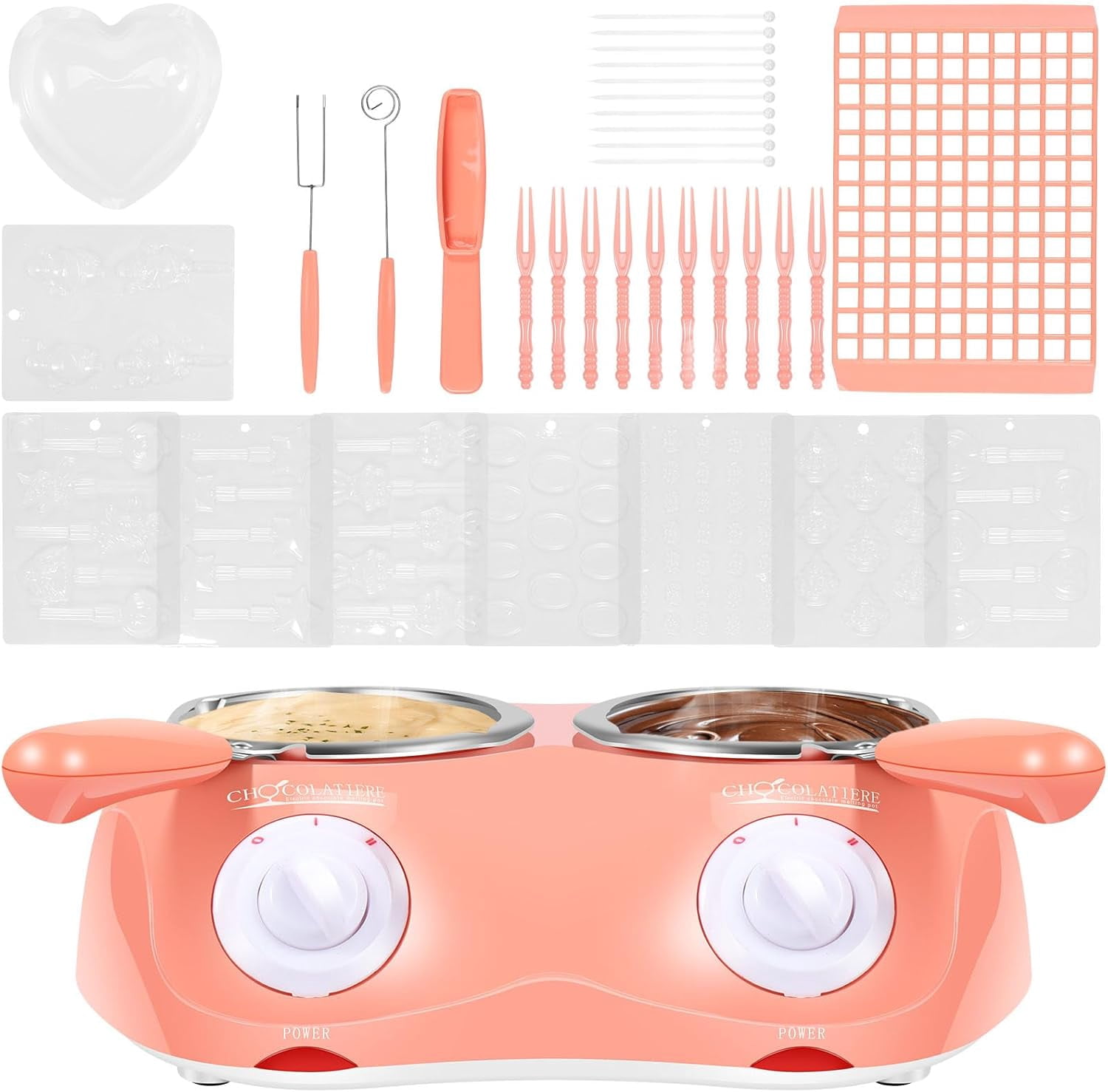 Chocolate Melting Pot, Portable Mini Electric Chocolate Melter with ...