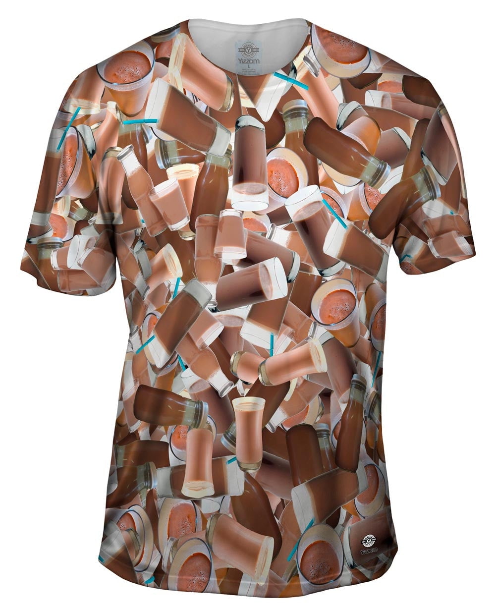 Chocolate Milk Jumbo Mens T-Shirt All Over Print - Walmart.com