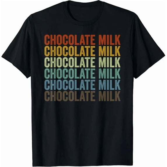 Chocolate Milk Retro Gift Tee Unisex T-Shirt - Walmart.com
