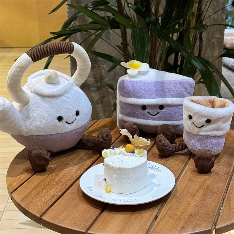 Chocolate Milkshake Doll Fun Afternoon Tea Plush Toy Pearl Milk Tea ...