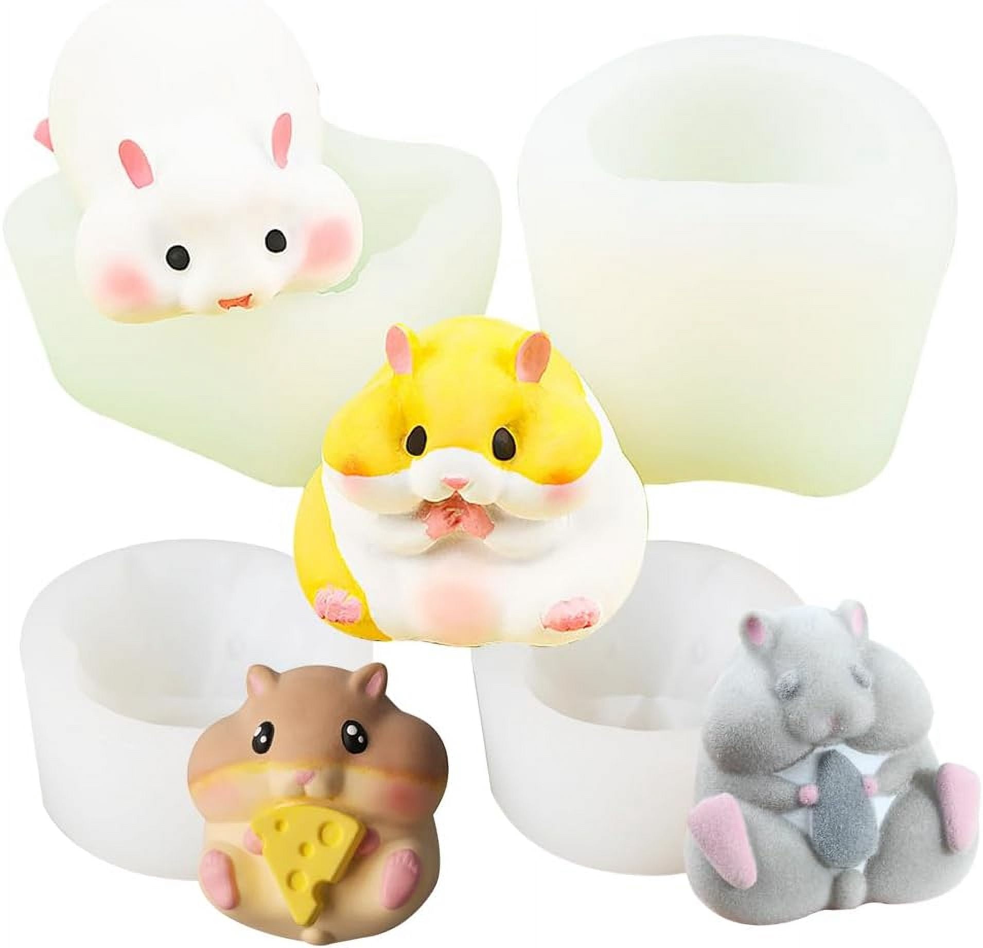 Chocolate Molds Candy Molds Cute Hamster Shape Unique Bakings Molds ...