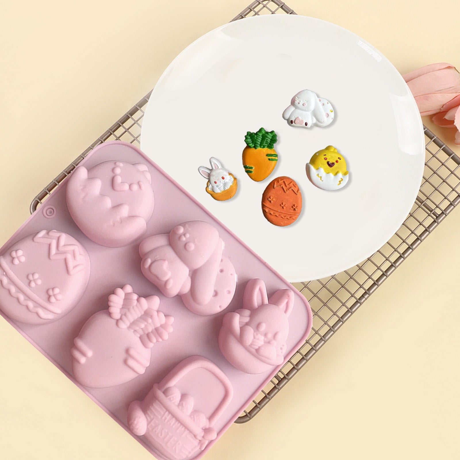 Chocolate Molds, Easter Chocolate Molds Silicone, Easter Egg Silicone ...