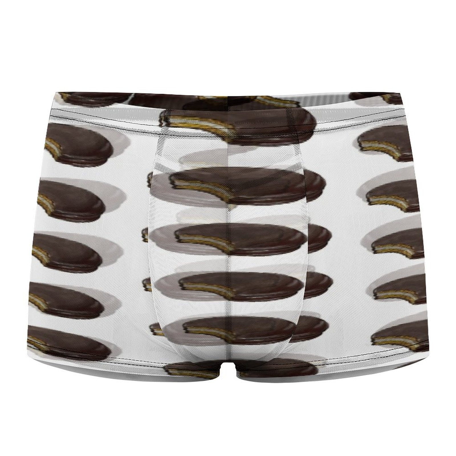 Chocolate Moon-pie Men's Mesh Boxer Briefs Cooling Breathable Sports ...