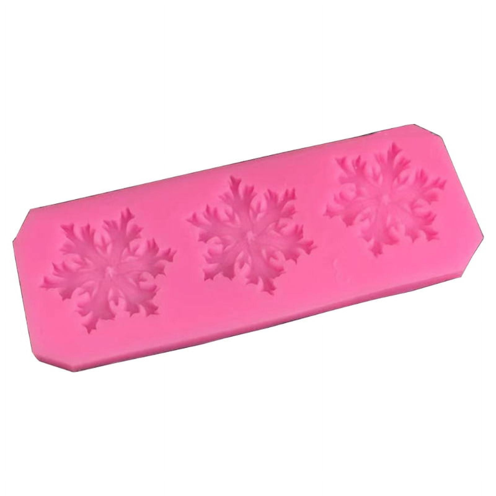Chocolate Moulds Snowflake Shape Silicone Material DIY Fondant Cake ...