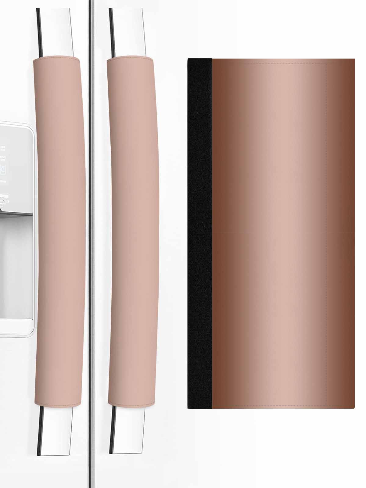 Chocolate Ombre Refrigerator Door Handle Covers Set of 2, Modern ...