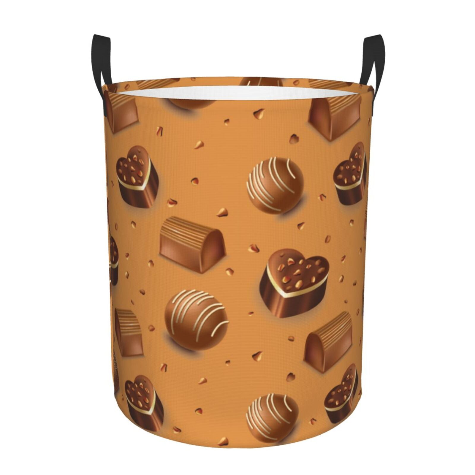 Chocolate Pattern No.9050 Laundry Basket, Laundry Hamper Waterproof ...