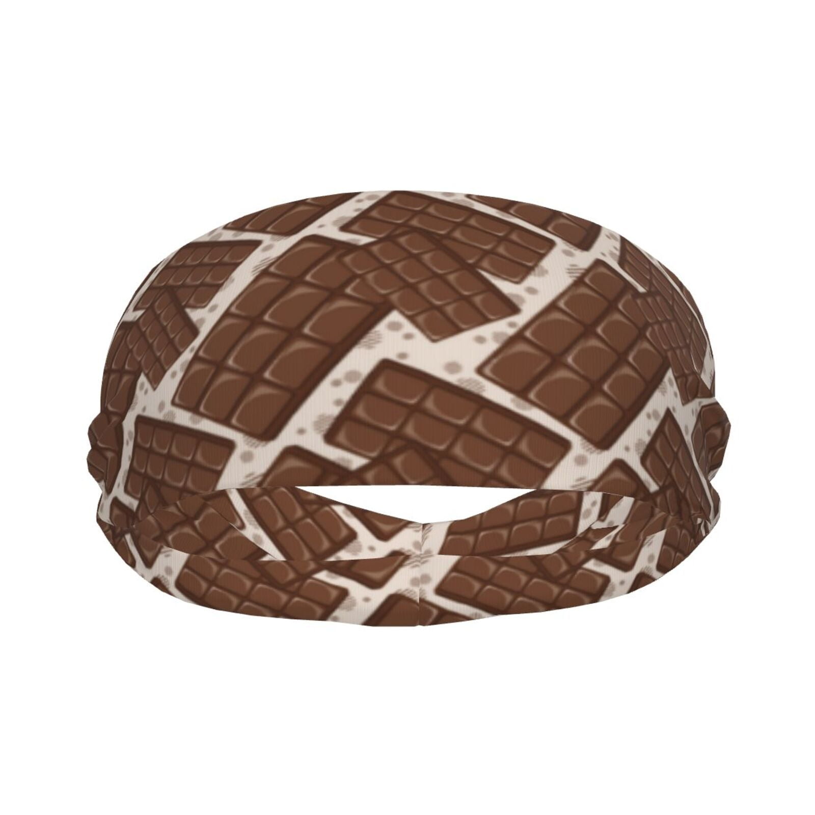 Chocolate Pattern cute Sports Headbands for Men/Women Workout Headband ...