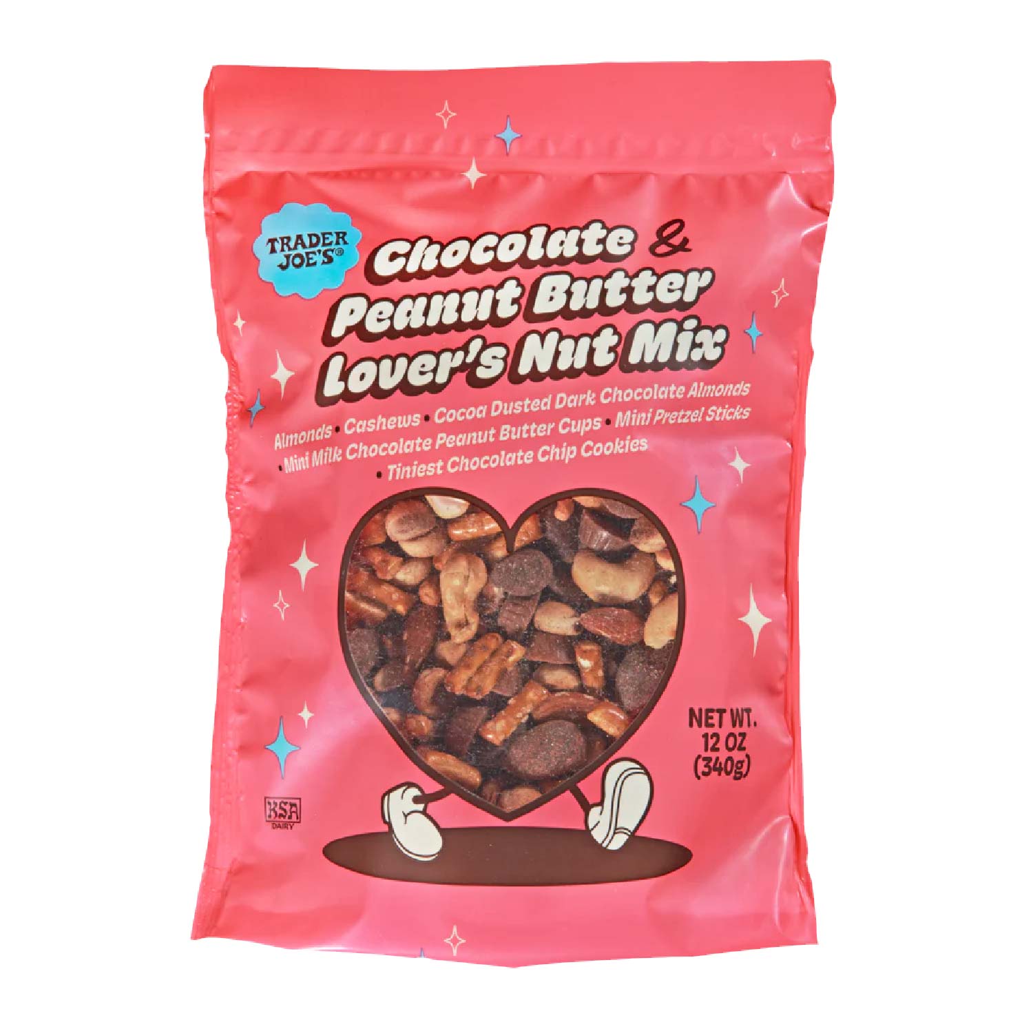Chocolate & Peanut Butter Lover's Nut Mix 12 Oz - Walmart.com