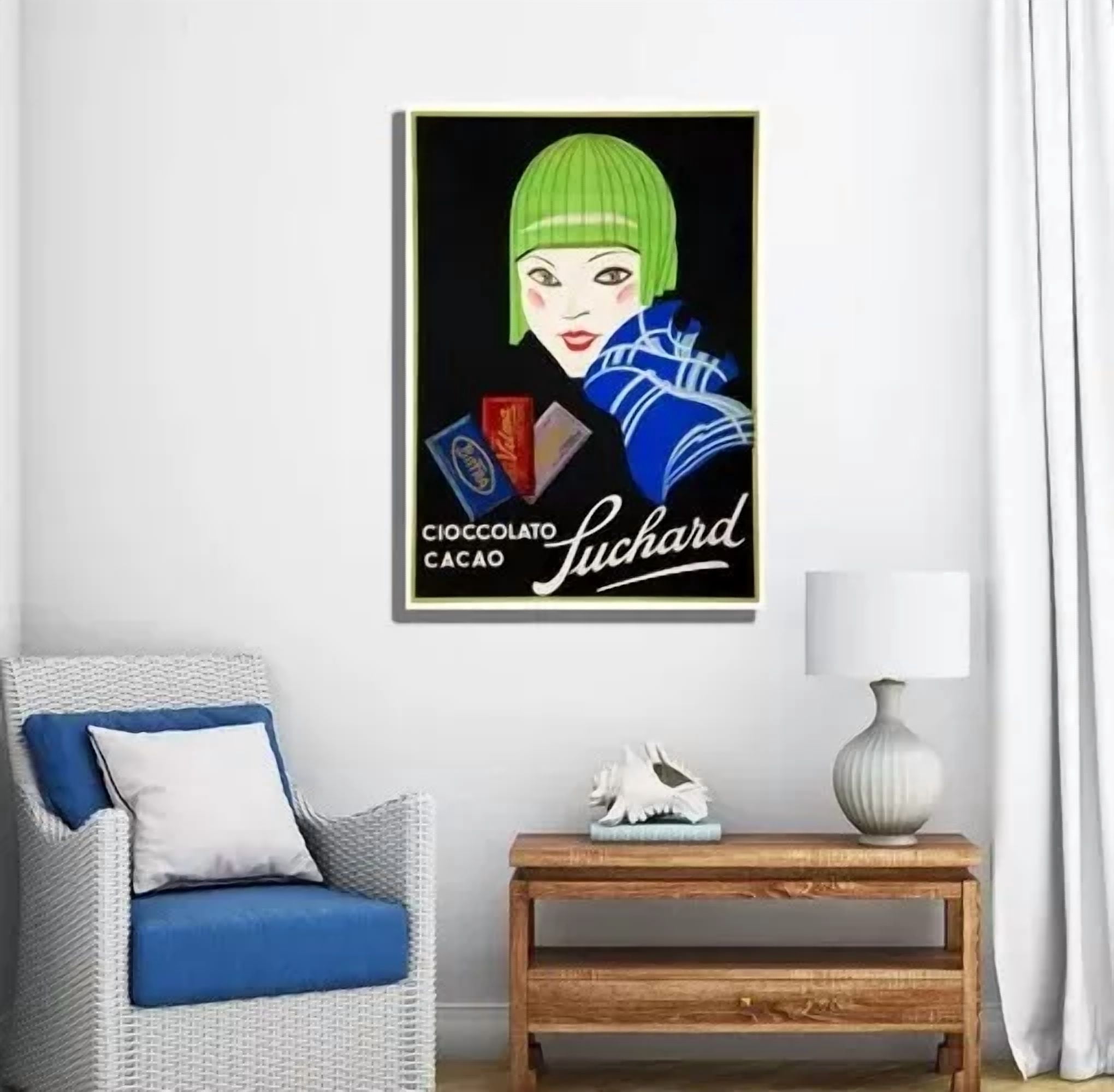 Chocolate Poster Vintage Suchard Chocolate Home Decor Vintage Art Print ...