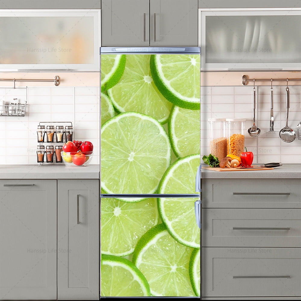 Chocolate Print Refrigerator Door Wallpaper Sweet Dessert Fridge ...