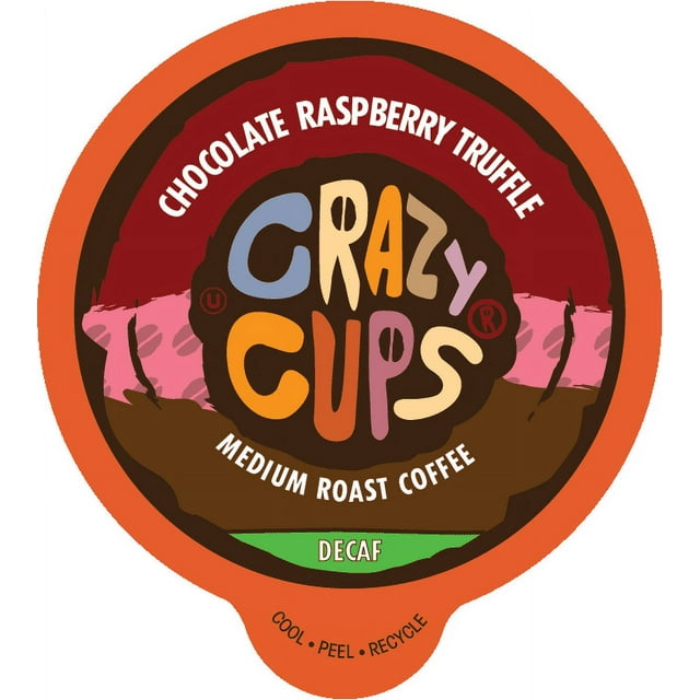 Chocolate Raspberry Decaf Flavored Coffee by Crazy Cups - Walmart.com