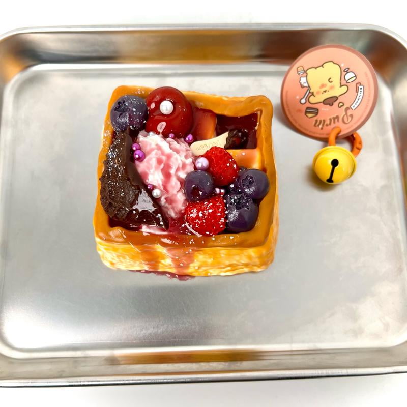 Chocolate Raspberry Tower Cake Food-Grade Silicone Slow-Rising Rebound ...