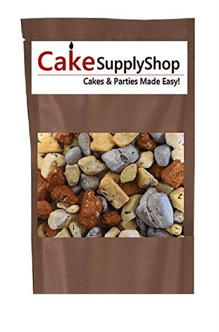 Lakeside Chocolate Rocks Edible Cake & Cupcake Decoration, 8oz ...
