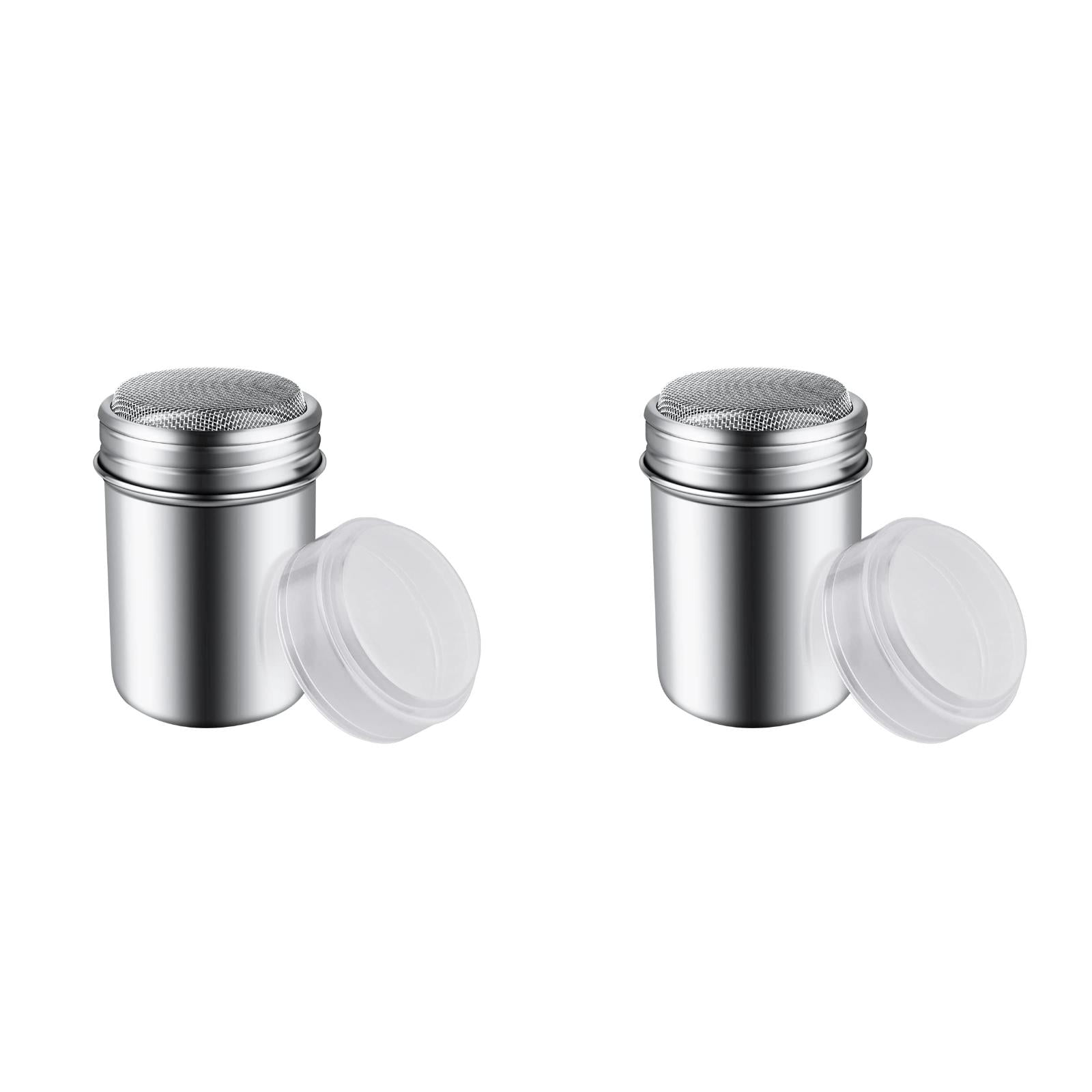 Chocolate Shaker Coffee Powder Cocoa Flour, 2 Pcs Stainless Steel ...