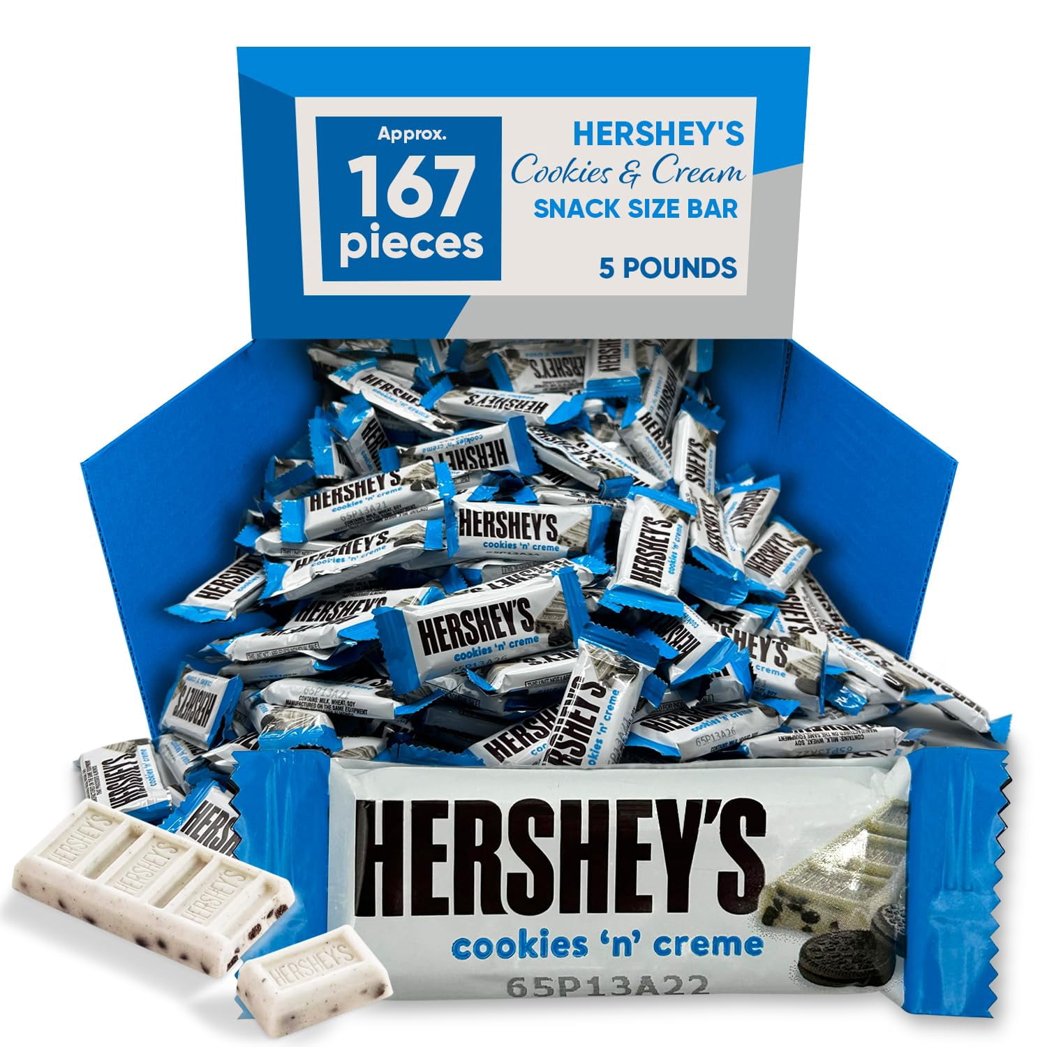 Chocolate Snack Size Bar YYF14 Cookies and Creme approx 167 pieces of ...