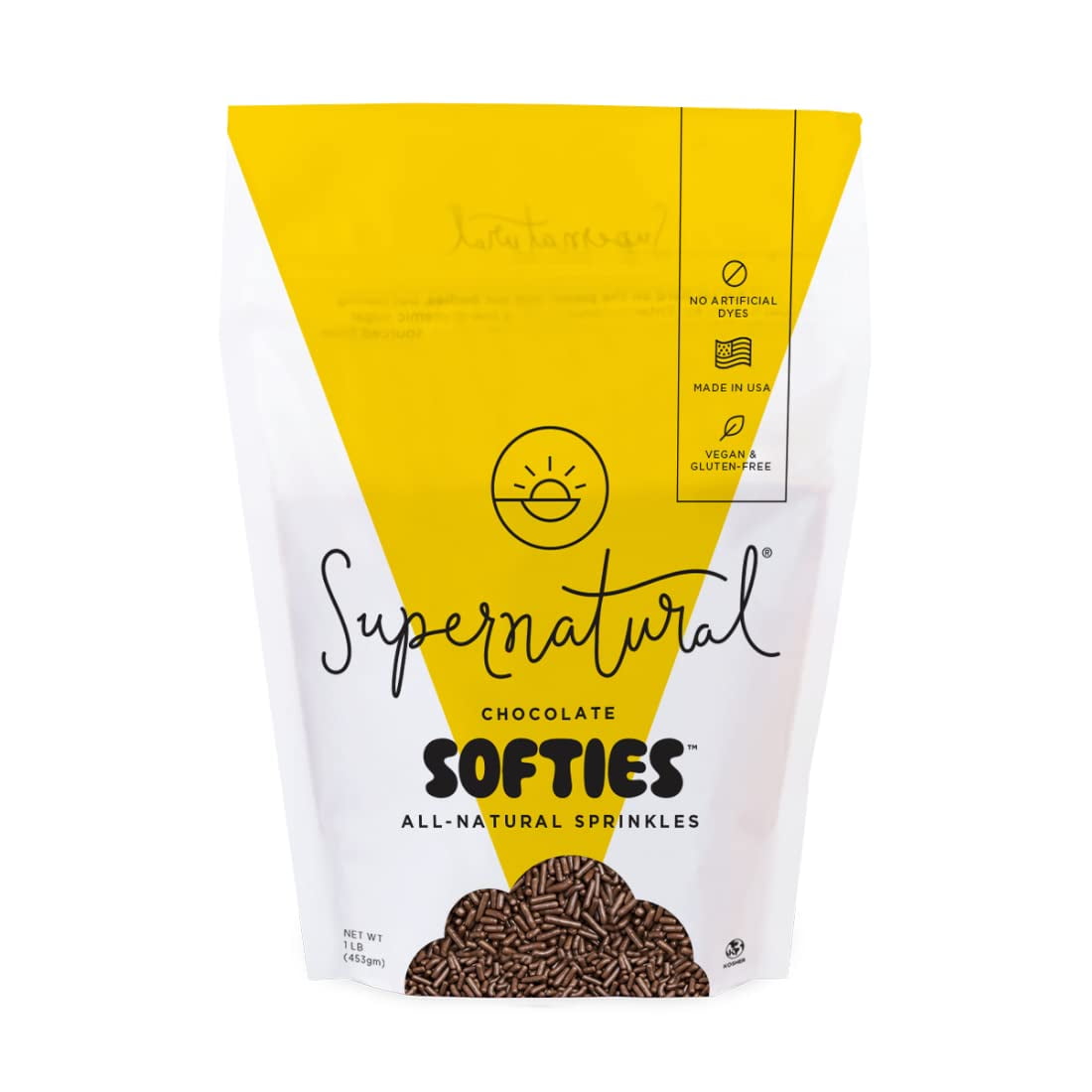 Chocolate Softies Fair Trade Sprinkles by Supernatural, Made in USA, No ...