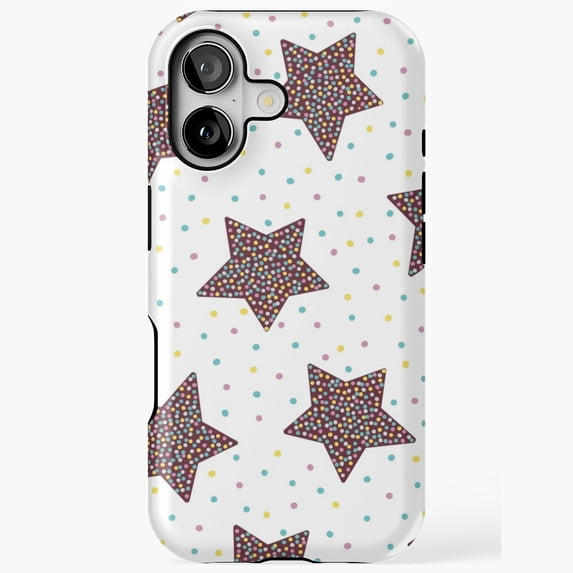 Chocolate Sprinkle Disc Candy Sweets Art iPhone Case 11 through 17 Pro ...