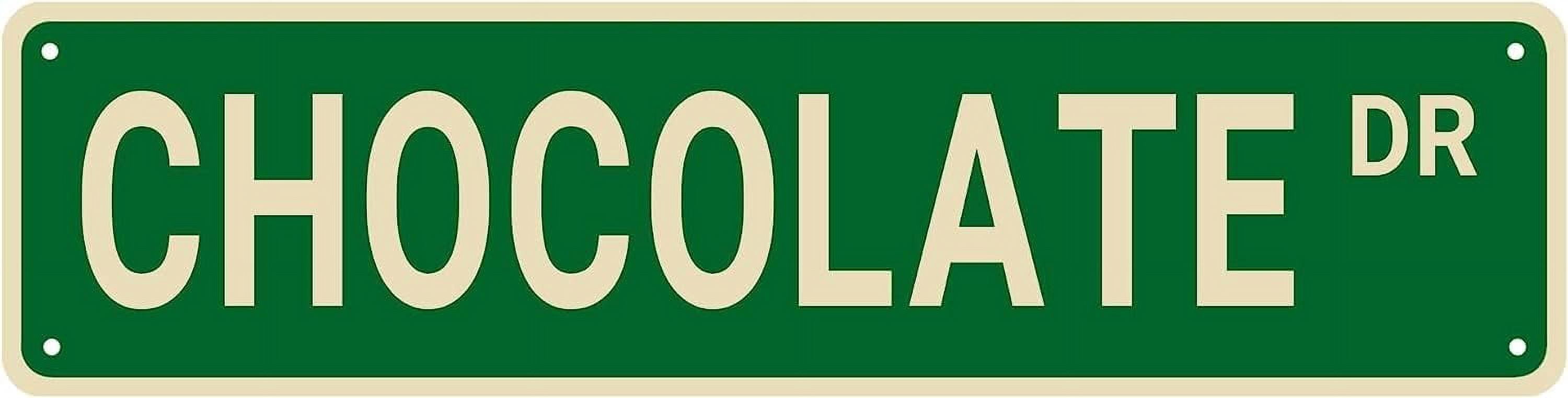 Chocolate Street Signs, Chocolate Decor ChocolateSign Chocolate Lover ...