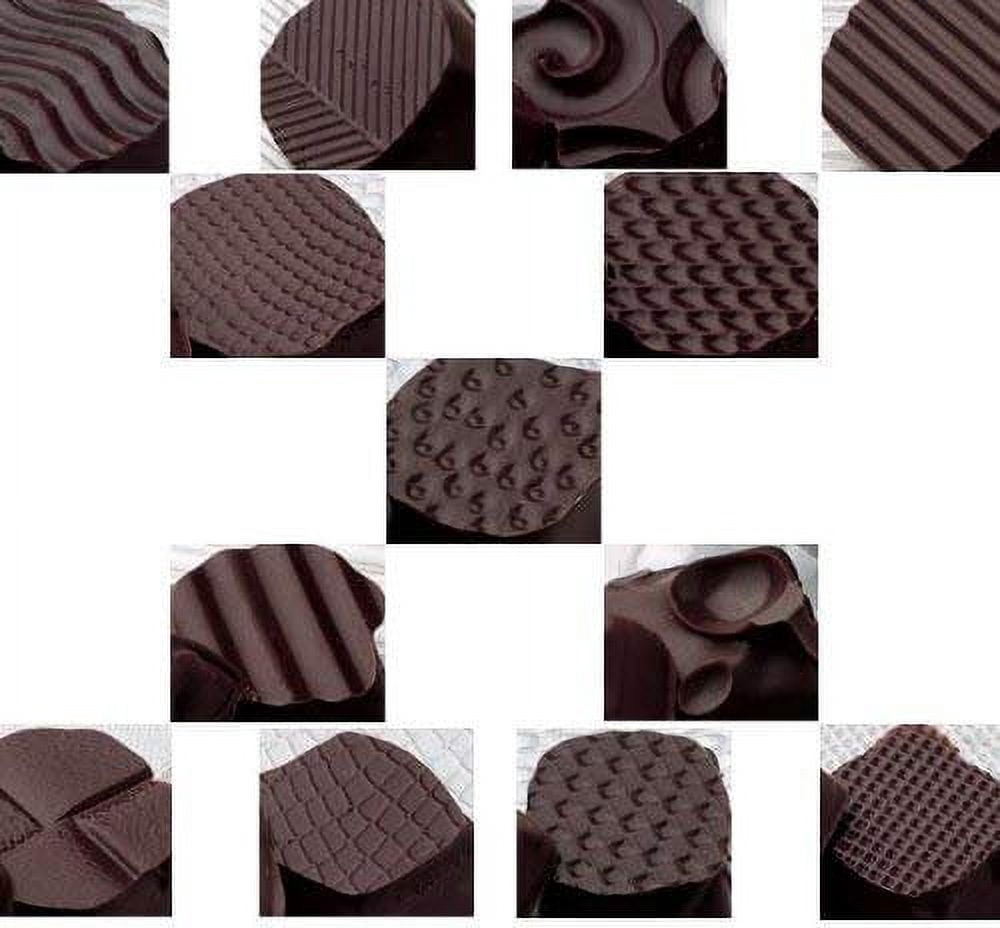 Chocolate Texture Sheets: 13 Different Designs, 1 of Each. Each Sheet ...