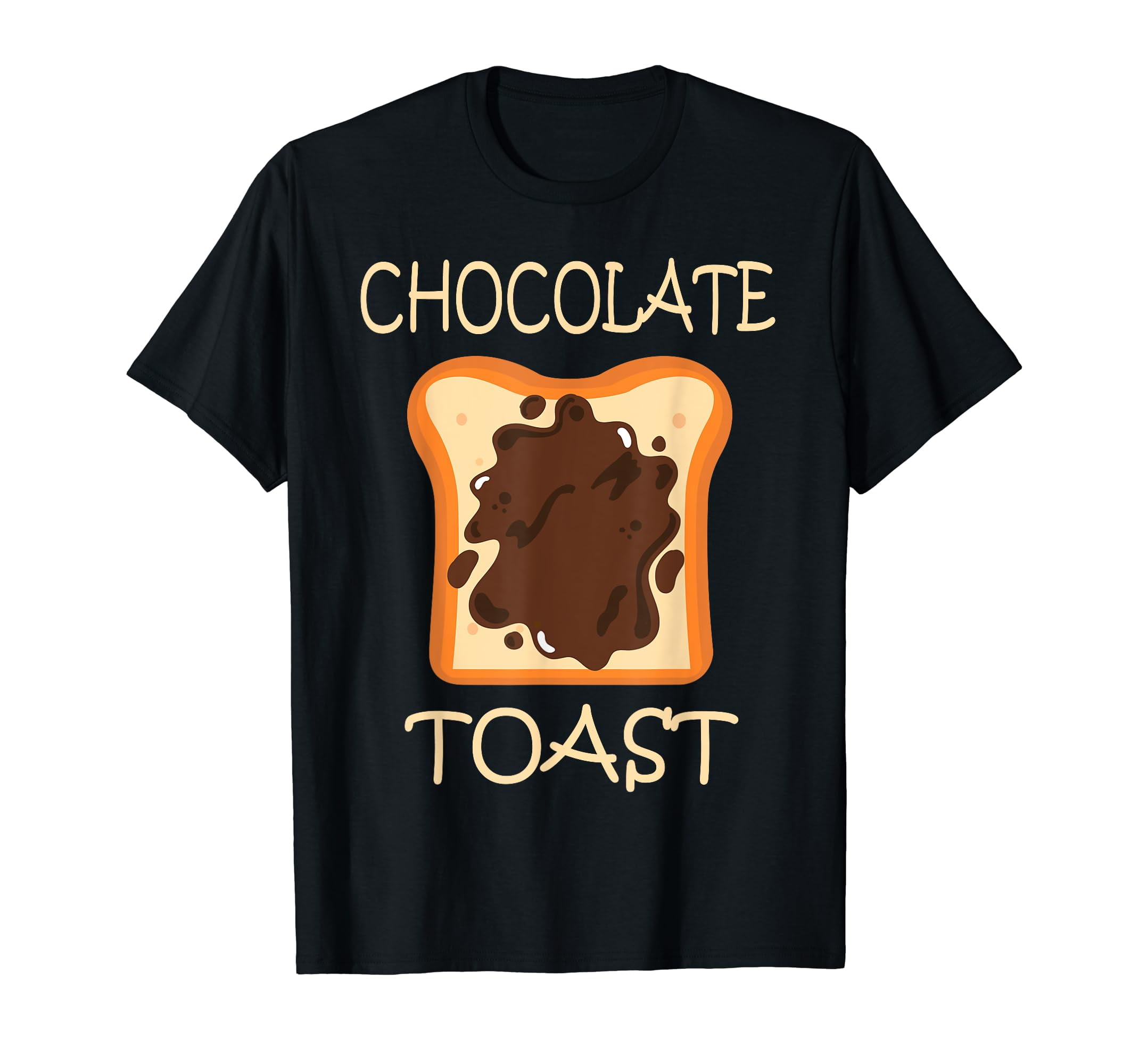 Chocolate Toast Breakfast Costume Cute Easy Halloween Gift T-Shirt ...