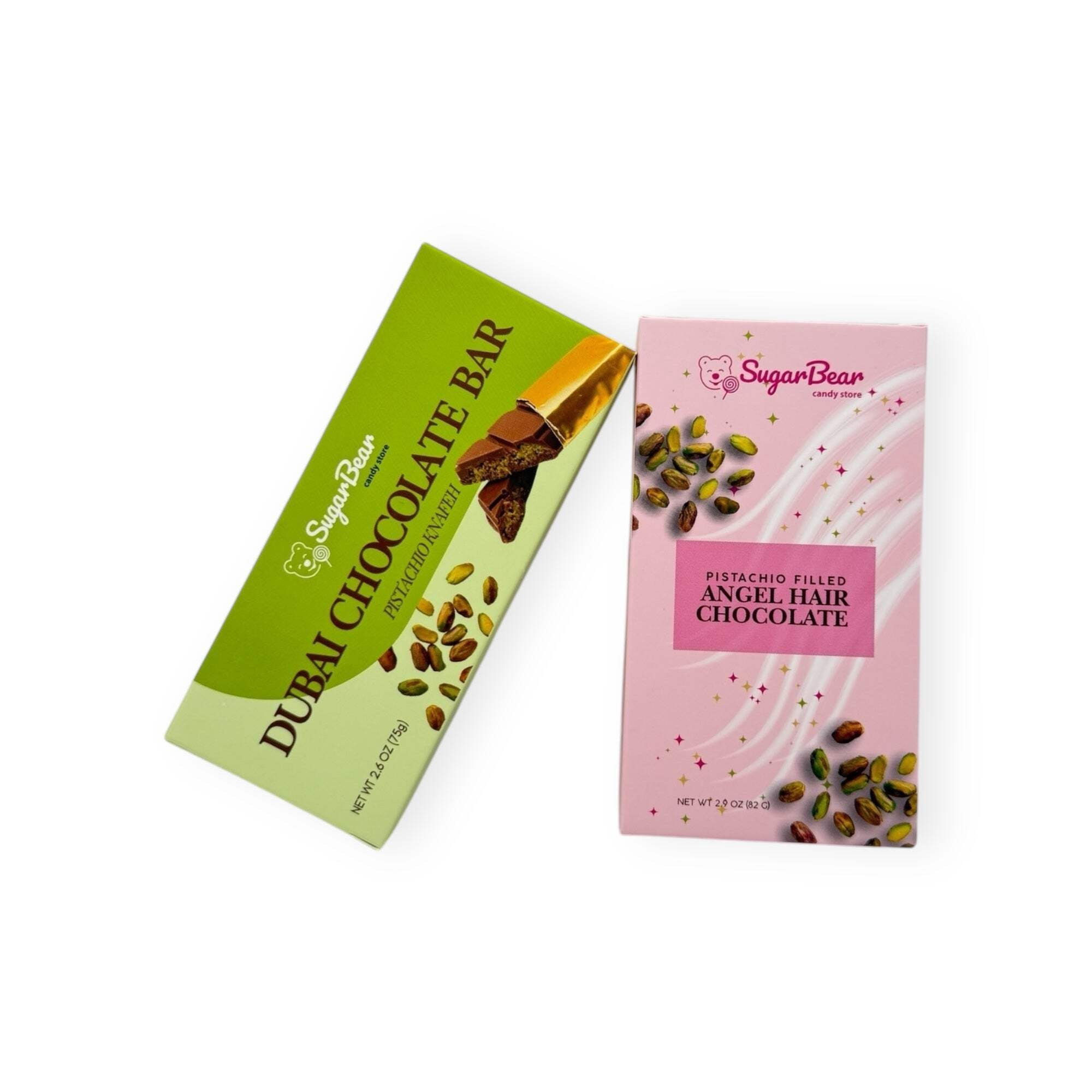 Chocolate Trend Duo Pistachio Filled Angel Hair Chocolate & Dubai ...