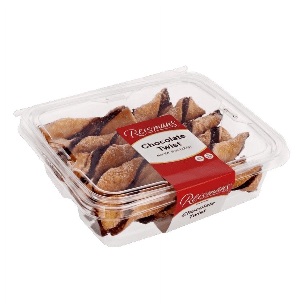 Reisman’s Chocolate Twists Crisp Pastry Strips with Rich Cocoa Spread ...