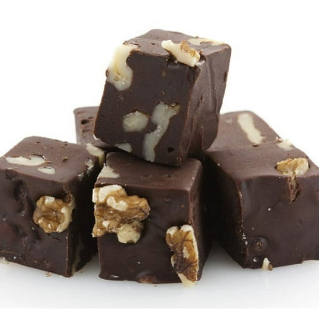 Chocolate Walnut Fudge smooth creamy 6 pound loaf - Walmart.com