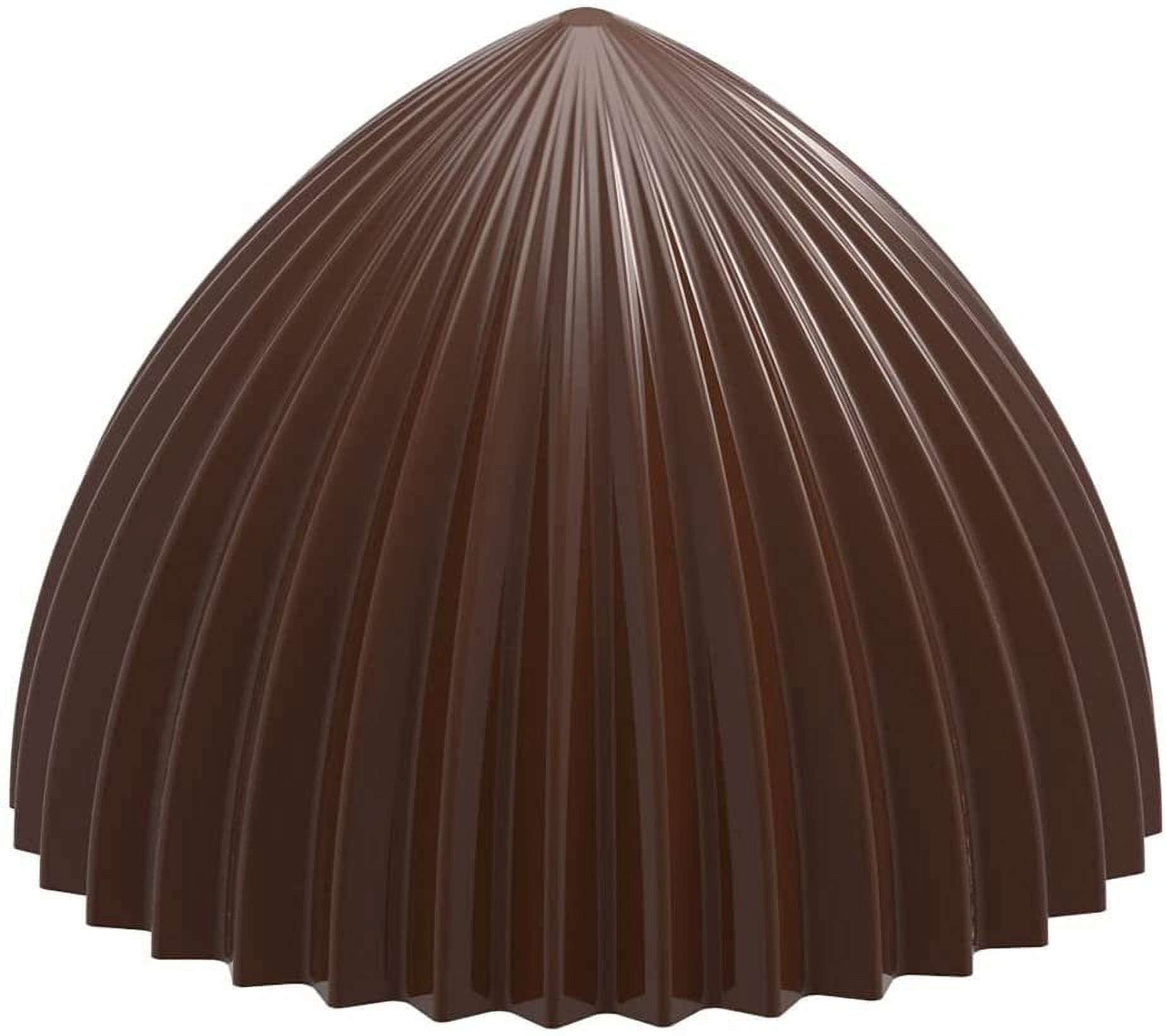 Chocolate World 1971 Polycarbonate Candy Mold with 10 Pleated-Melo-Cake ...