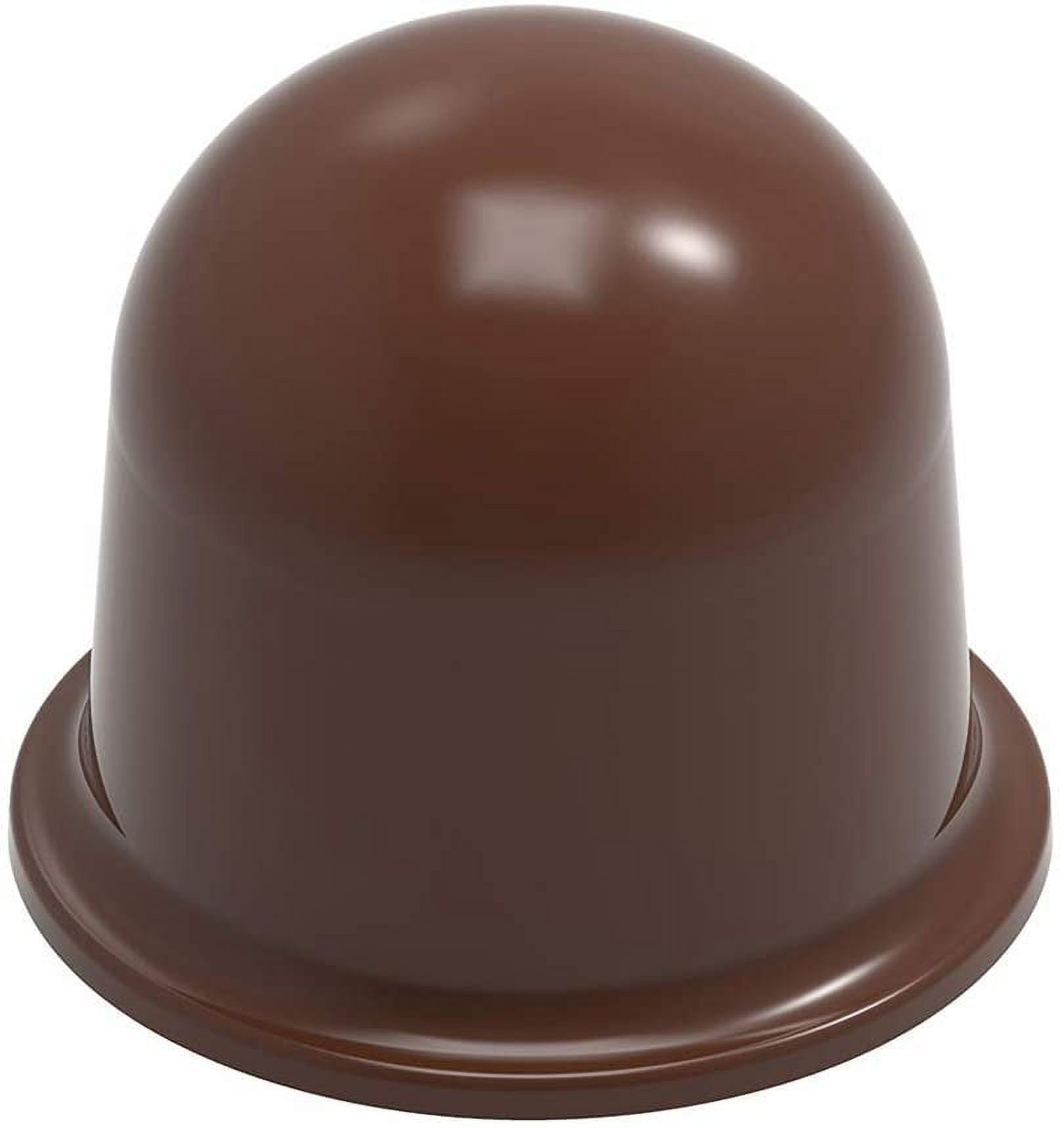 Chocolate World CW12018 Dome-with-Flanged-Base Polycarbonate Candy Mold ...