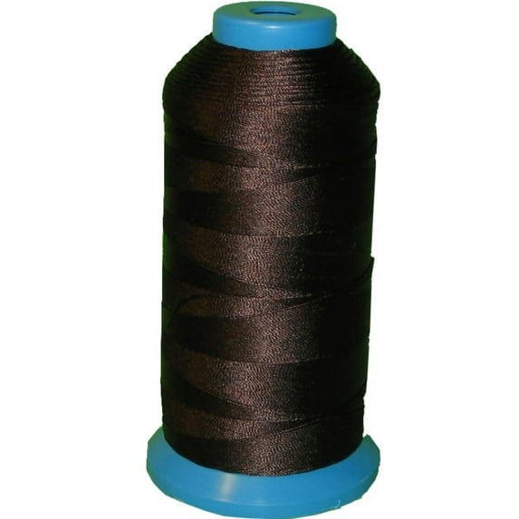 Chocolate brown Bonded Nylon Sewing Thread T135 #138 1250 Yard for ...