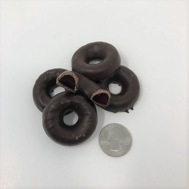 Joyva Chocolate Covered Raspberry Jelly Rings, 1 Pound Bulk Candy ...