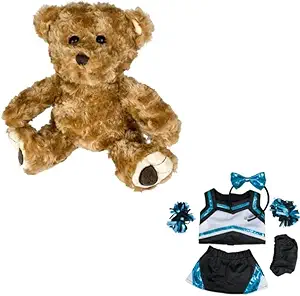 New Chocolaty Furry Twist Teddy Bear 8-Inch Plush in Metallic Teal ...