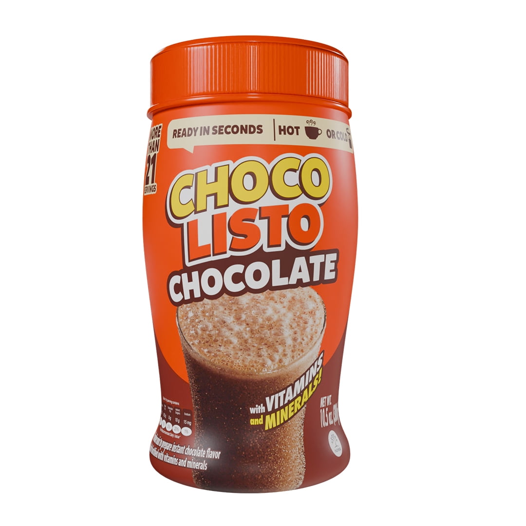 Chocolisto Instant Chocolate Powder Drink Jar, 35.2 oz - Walmart.com