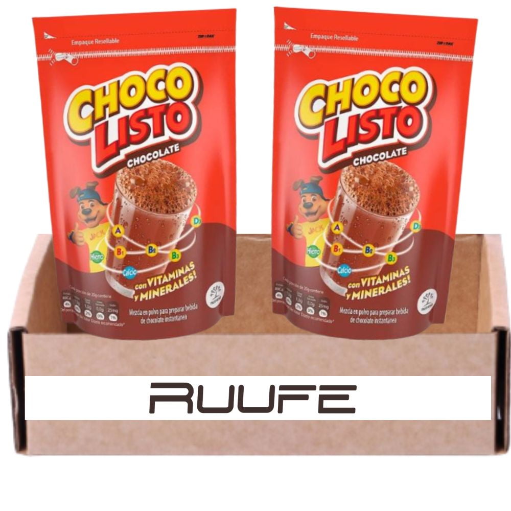 Chocolisto (Pck of 2 - 14oz per pack) Instant Chocolate Powder Drink ...