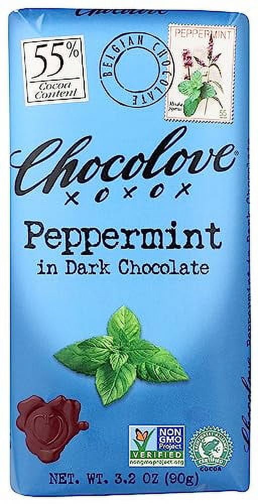 Chocolove Peppermint in Dark Chocolate, 3.2 oz - Walmart.com