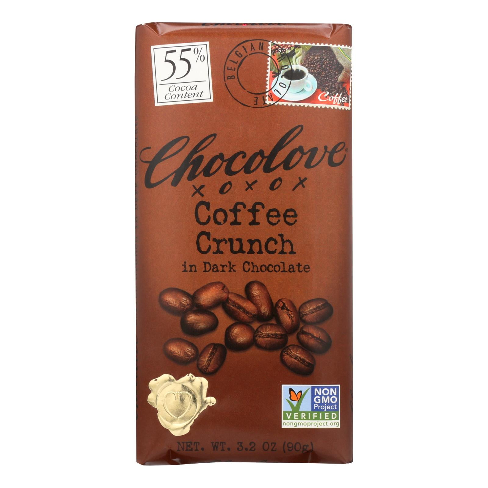 Chocolove Xoxox - Premium Chocolate Bar - Dark Chocolate - Coffee ...